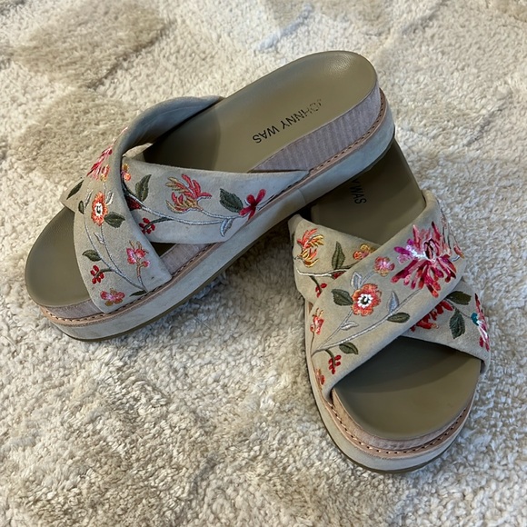 Johnny Was | Shoes | Johnny Was Size 6 Sandals | Poshmark